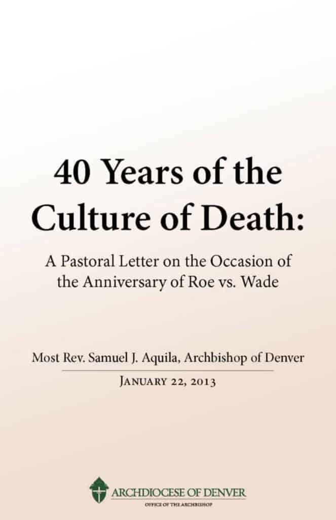 Pastoral Letters - Archdiocese of Denver