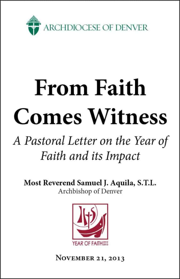 Pastoral Letters - Archdiocese of Denver